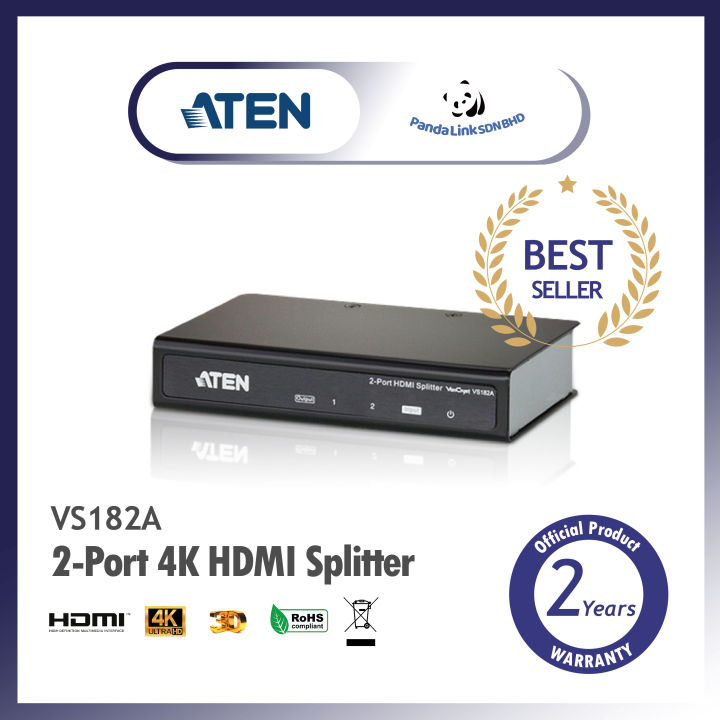 ATEN VS182A 2-Port 4K HDMI Splitter | Lazada