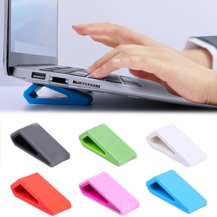 2Pcs Portable Desktop Laptop Heat Base Elevated Fixing Frame Keyboard ...