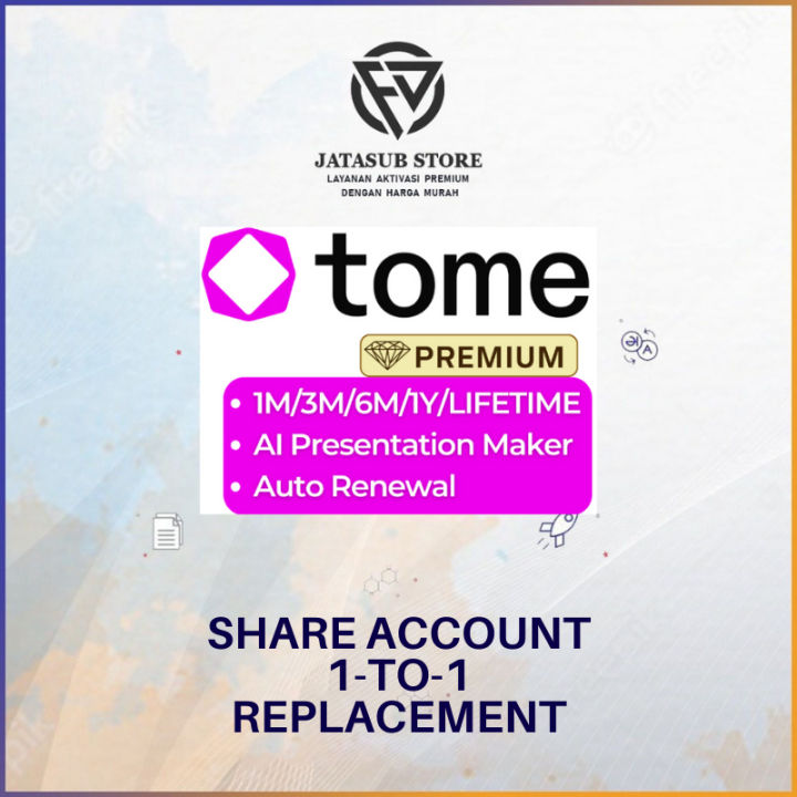 TOME AI PRESENTATION SLIDES MAKER Instant Delivery | Full Warranty ...