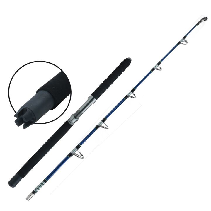 【TRAINFIS】1.68 Meter Heavy Boat Fishing Rod Carbon Solid Fishing Rod ...