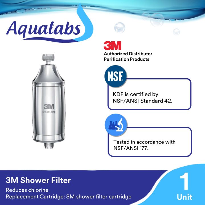 3M Shower Water Filter System SFKC01-CN1 / Chlorine Reduction KDF ...