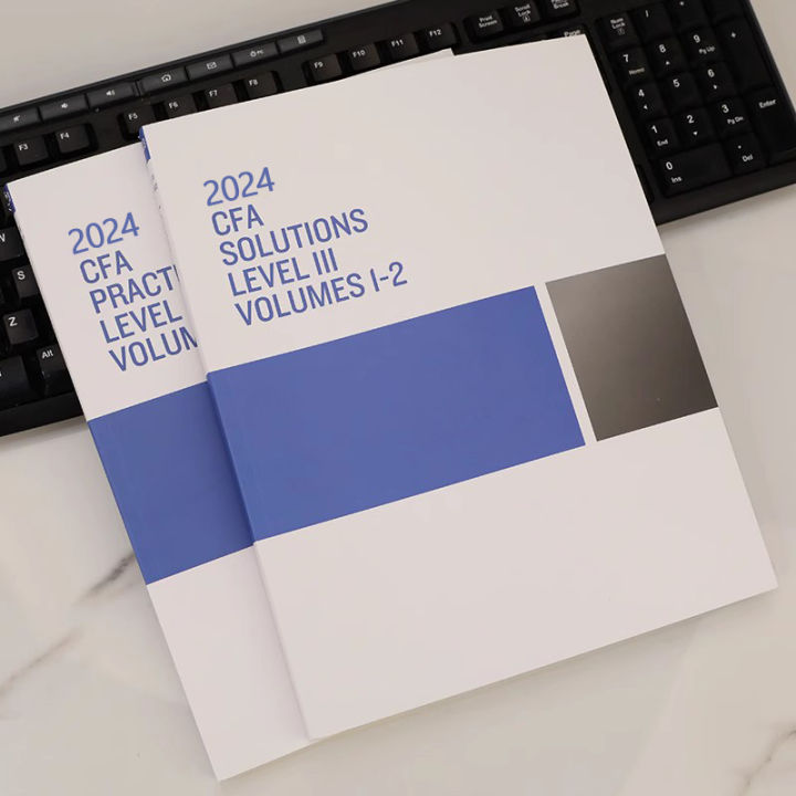 [2 Volumes ] Kaplan 2024 CFA Office Practice Problem LEVEL 3 Mock ...