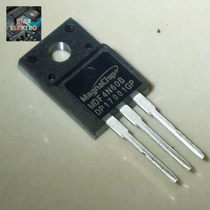 MDF4N60B To-220f MDF 4N60B MDF4N60 4N60 N-Channel Mosfet 4,6A 600V ...