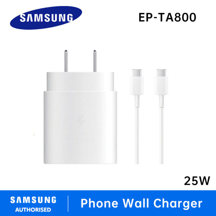 Original Samsung Galaxy Usb Type C Pd 25W EU Charger Fast Charge Cable ...