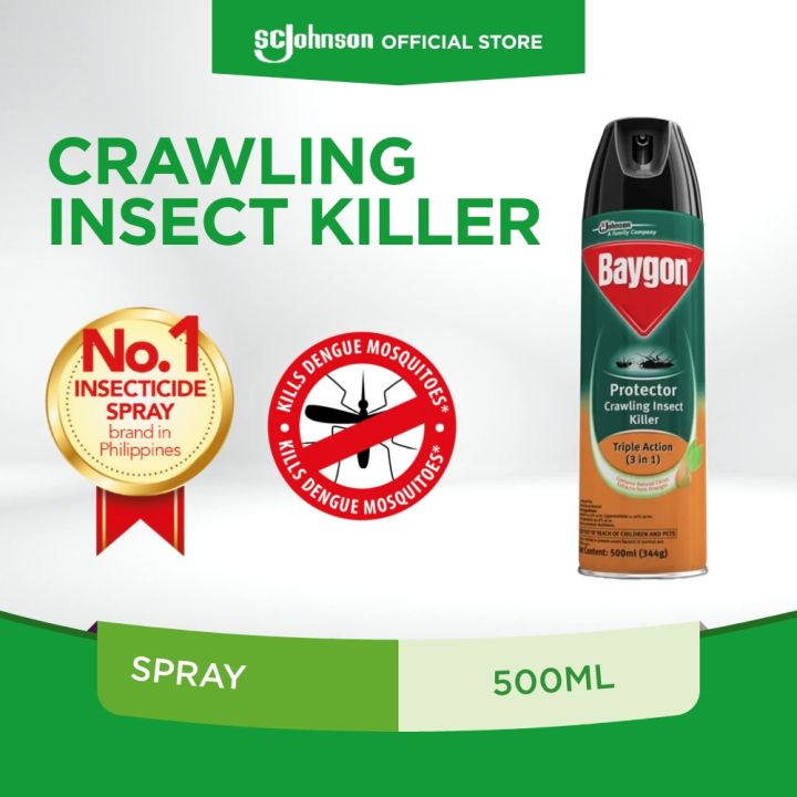 Baygon Protector Crawling Insect Killer - 500ml | Lazada PH