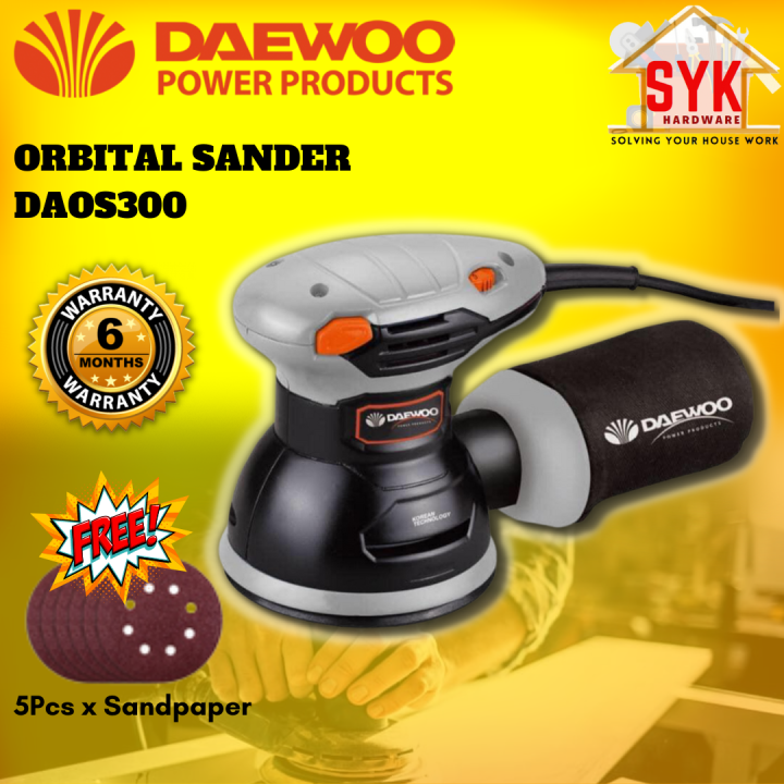 SYK Daewoo DAOS300 Orbital Sander Machine Wood Sanding Machine Sand ...