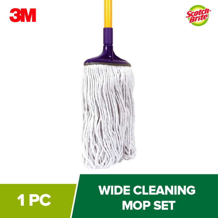 3M Scotch Brite Wide Cleaning Mop Set | Lazada PH
