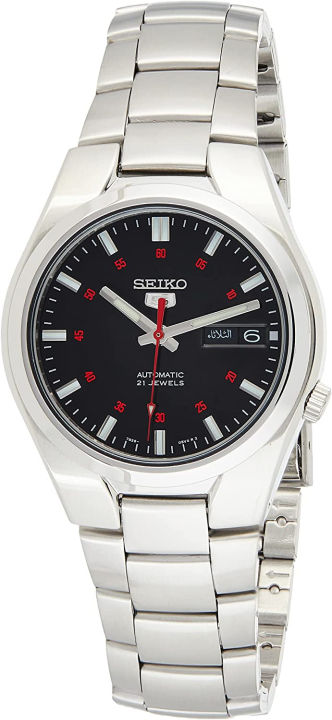 Seiko Men's 5' Japanese Automatic Stainless Steel Casual Watch, Color ...