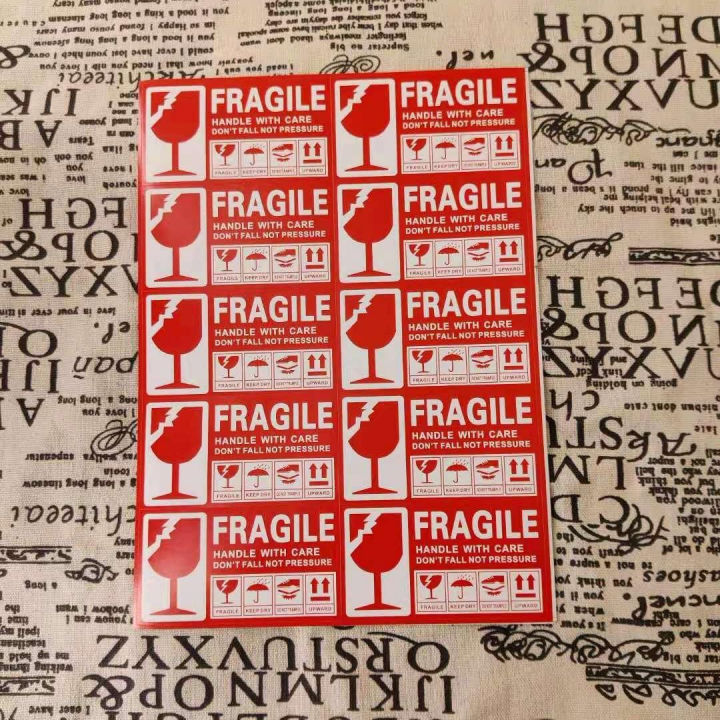 Fragile Sticker Label 500pcs Per Pack | Lazada