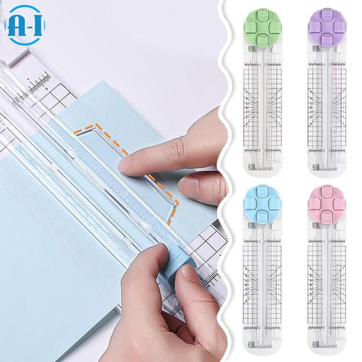 360° Rotary Paper Cutter - 4-in-1 Manual Trimmer for School Office ...