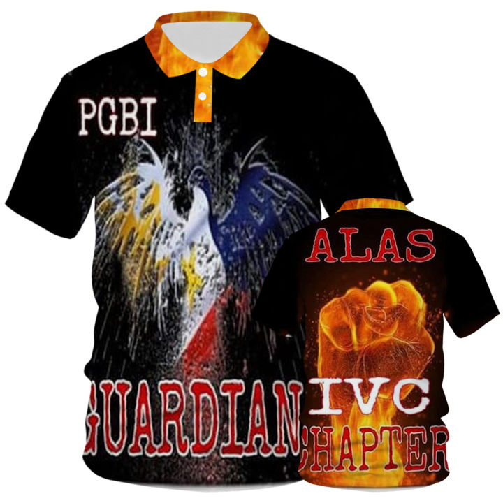 PGBI Guardians Philippine Flag Eagle Symbol, Flame Fist Design New PGBI ...