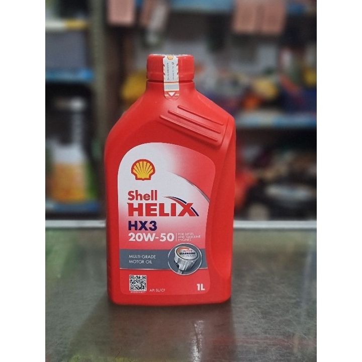 Oli Shell Helix HX3 20W/50 1L | Lazada Indonesia