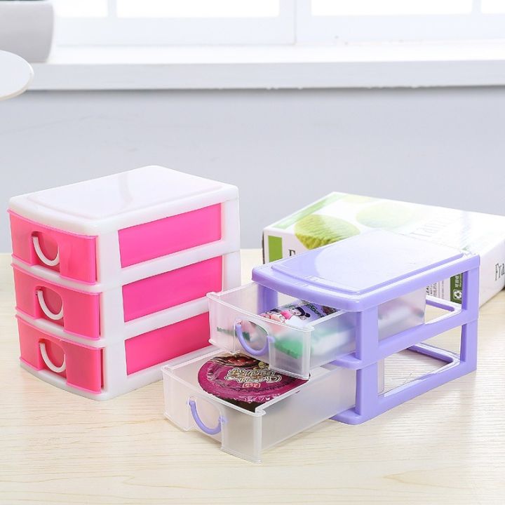 Double layer large and three layer small jewelry locker storage box ...