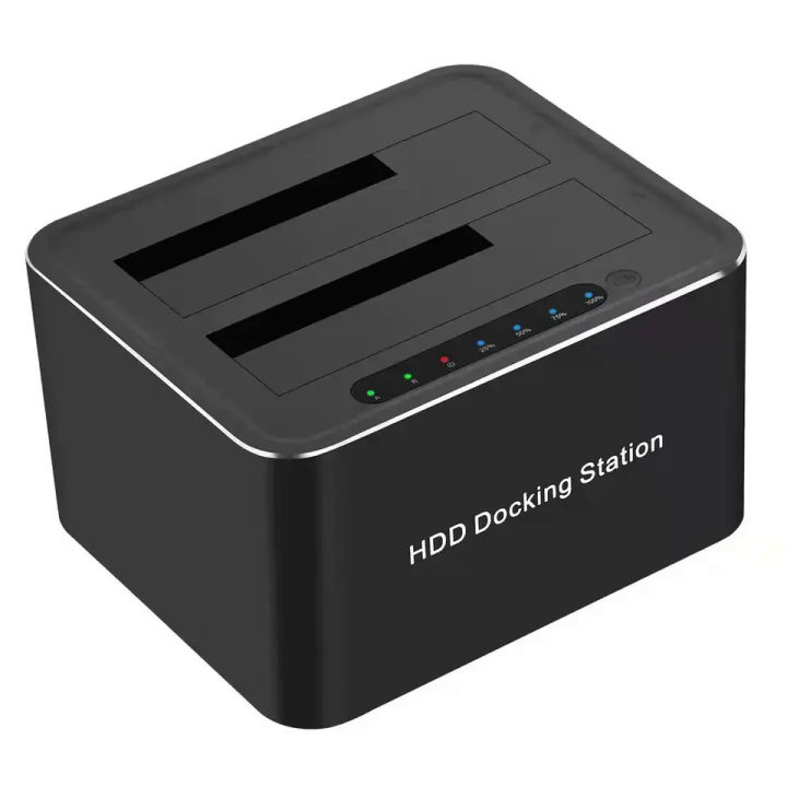 USB 3.0ถึง Dual SATA Hard Drive Dock Station สำหรับ2.5/3.5นิ้ว HDD SSD ...
