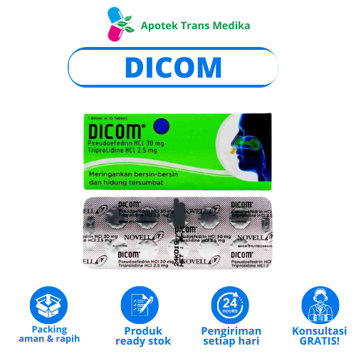 Dicom merupakan obat yang digunakan untuk mengatasi dan meringankan ...