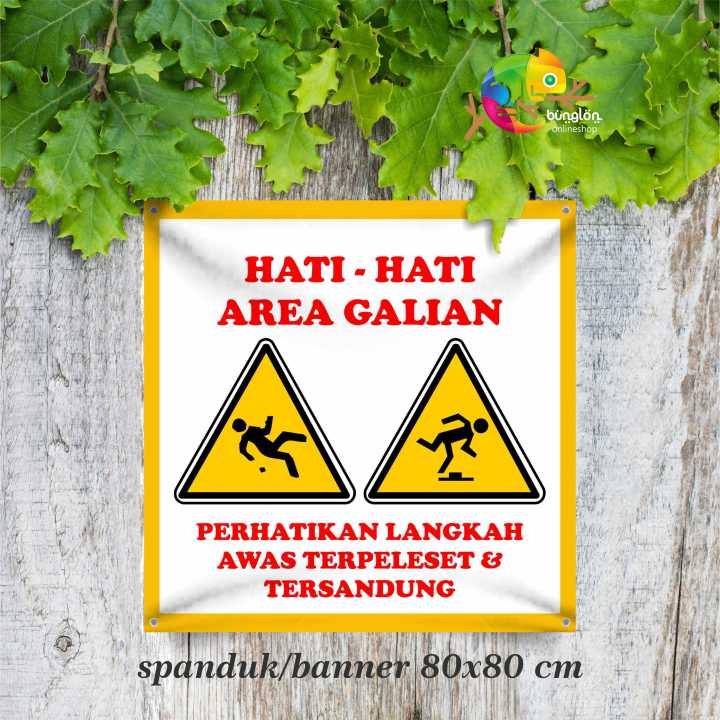 Spanduk Banner Konstruksi, Hati-Hati Area Galian | Lazada Indonesia Spanduk Banner Konstruksi, Hati-Hati Area Galian | Lazada Indonesia