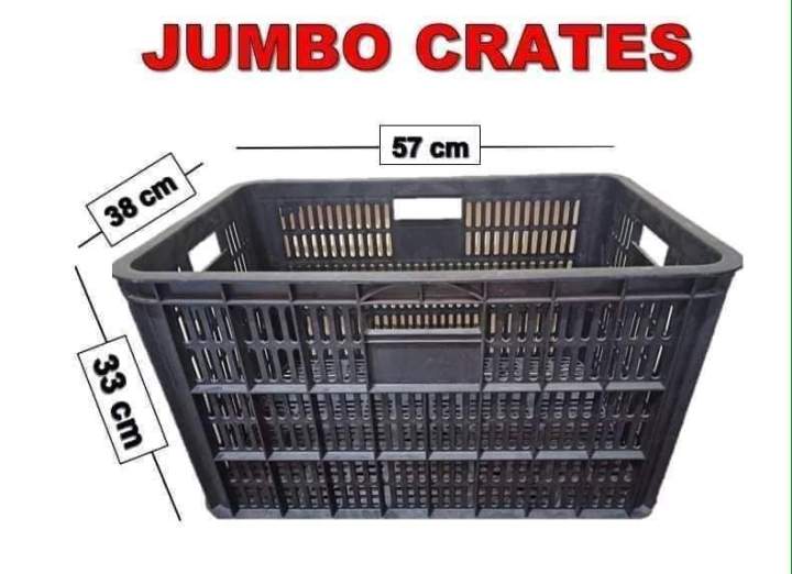 RUBBERIZED BLACK CRATES STORAGE BOX | Lazada PH