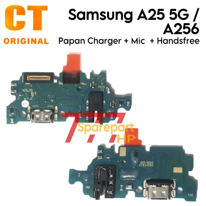 Papan Konektor PCB Charger Mic + Handsfree Samsung Galaxy A25 5G / SM-A256E / SM-A256E/DS / SM ...