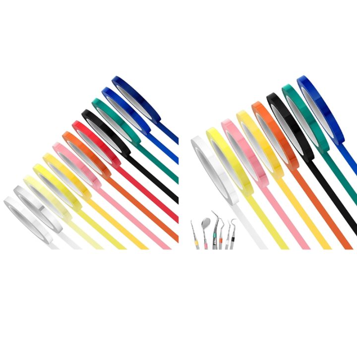 F6Colored Autoclave Tape 65.8 M/L X 1.0 Cm/W Instrument Identification ...