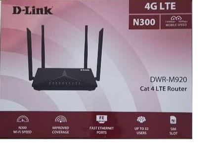 D-Link DWR-M920 Wireless N300 4G LTE Router | Lazada