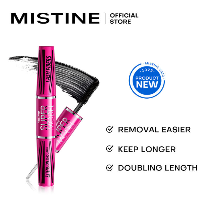 MISTINE Super Model Curl-lasting Waterproof Mascara 5.5g Thick Eyelash | Lazada