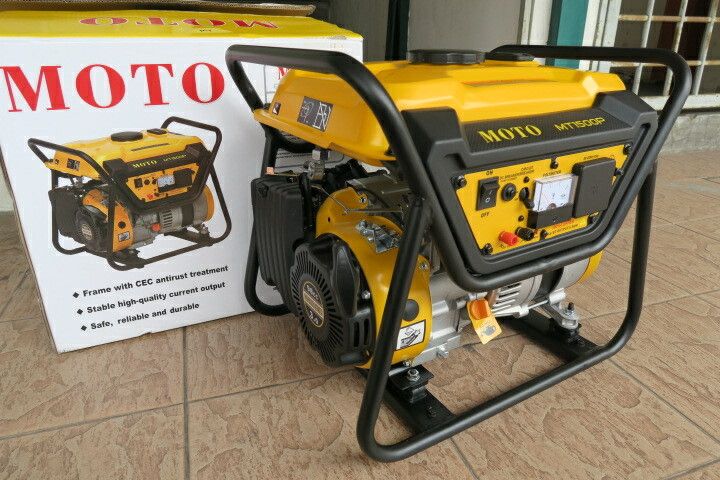 Moto 230V 1.0kVA Portable 4-Stroke Engine Gasoline Generator | Lazada