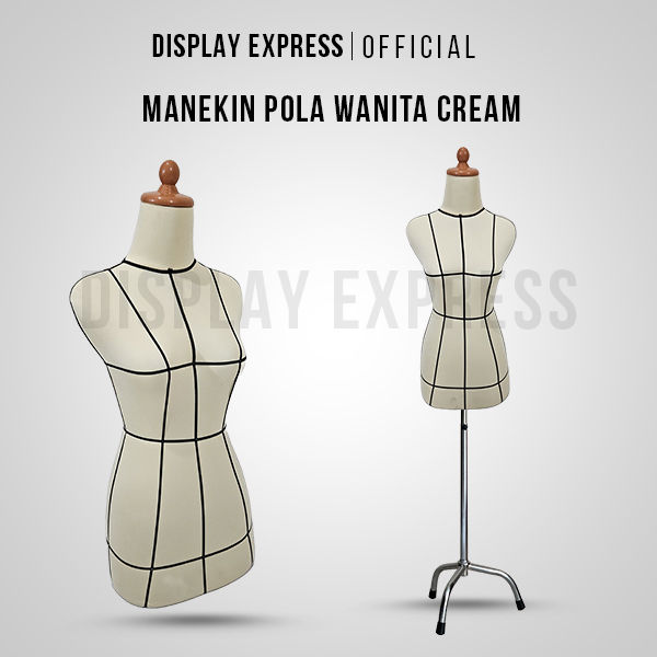Manekin Patung Pola Wanita Dewasa Warna Cream Berkualitas | Lazada ...