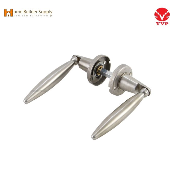 MORTISE LOCK ประตู รุ่น LM-LH100-C-SS ครบชุด มือจับก้านโยก แบรนด์ VVP ...