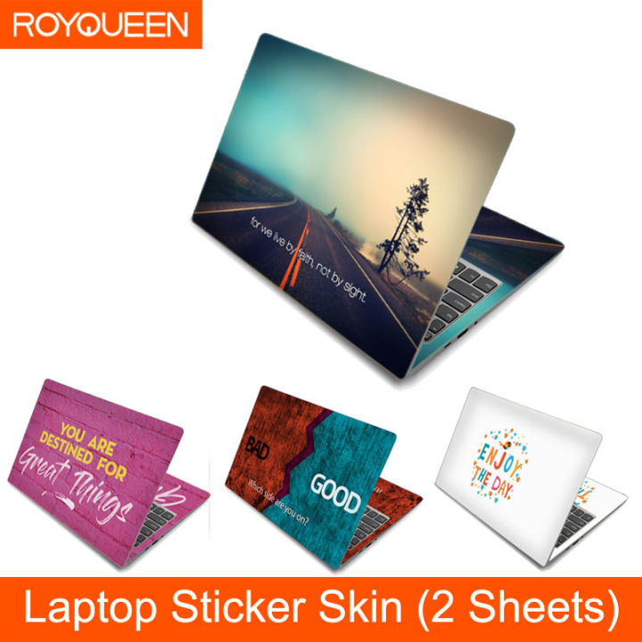 Royqueen 12 13 14 15.6 inch Laptop Cover Sticker Skins Quote Wisdom ...