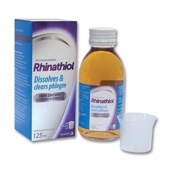 RHINATHIOL ADULT SYRUP 125ML | Lazada