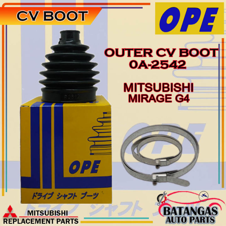 CV Boot ( OUTER ) Mitsubishi Mirage G4 OPE Part no.: 0A-2542 | Lazada PH