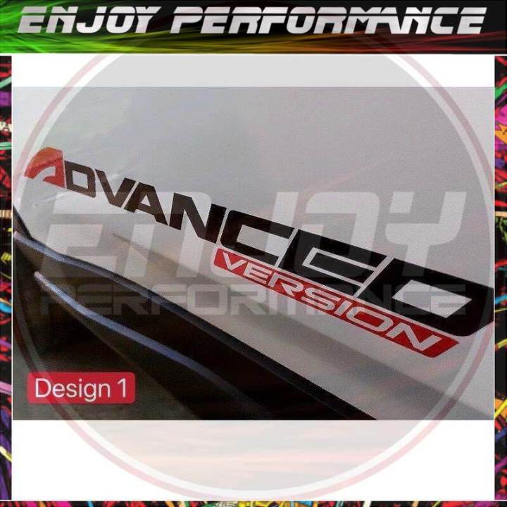 (2pcs) 1 Set ADVANCE Side Sticker Cutting Vinly Decals | Lazada
