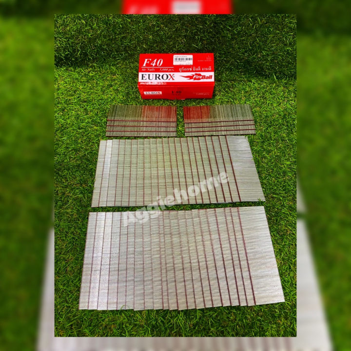 EUROX ตะปูยิงไม้ ขาเดี่ยว รุ่น F40 ตะปู ( 5000 pcs) ความยาว 40 มม. ยิงเเผ่นไม้ เเผ่นไม้อัด แผ่น ...
