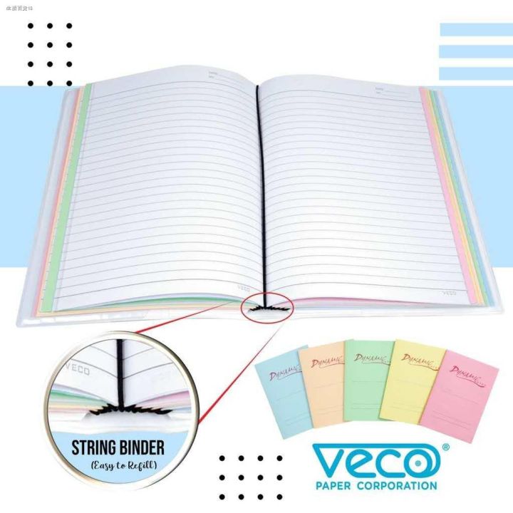 VECO 5/10 Division Binder Filler Notebook Paper Dynamic Notes | Lazada PH