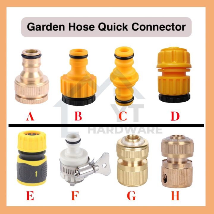 [READY STOCK] Garden Hose Quick Connector Tap Adaptor Faucet Pipe Gun ...