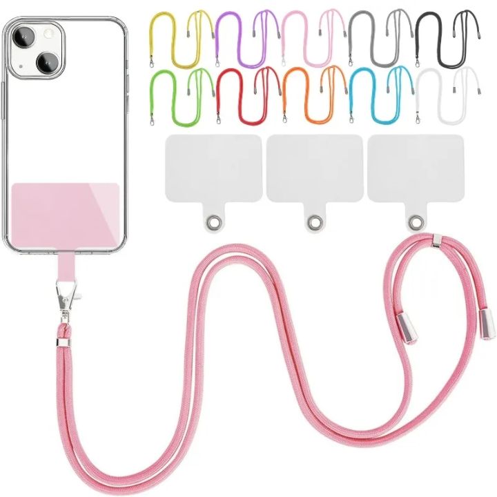 Cell Phone Lanyard with Card Pad Universal Diagonal Span Rope ...