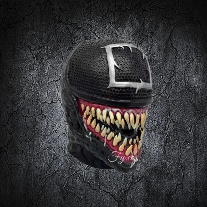 Creepy Demon Mask Cosplay Movie Superhero Latex Helmet Adult Scary ...