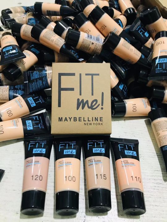Foundation Maybeline Fitme Matte + Poreless Normal To Oily Skin ...