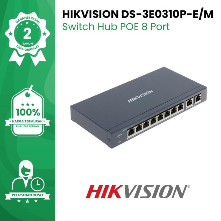 Hikvision Switch Hub POE DS 3E0310P E M | Lazada Indonesia Hikvision Switch Hub POE DS 3E0310P E M | Lazada Indonesia