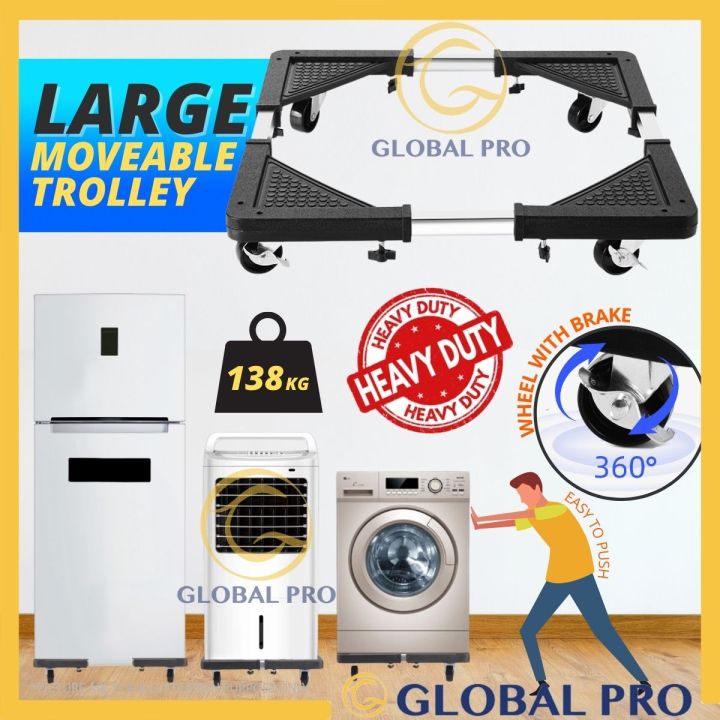 [MED/LARGE] Adjustable Movable Base with Roller Washing Machine Fridge ...