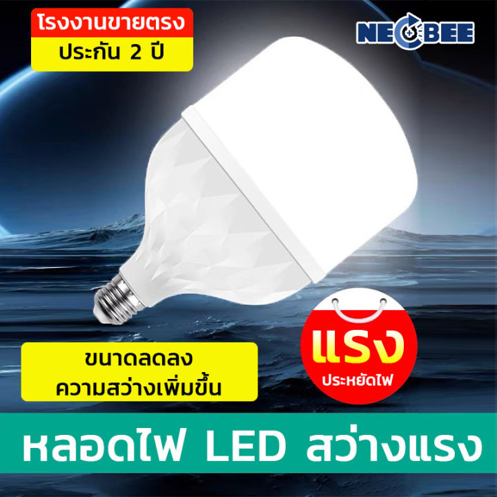 NEOBEE หลอด LED 10w-65w. ทรงกระบอก แสงขาว ไฟled ทนแดดและกันน้ำ ใช้ ...