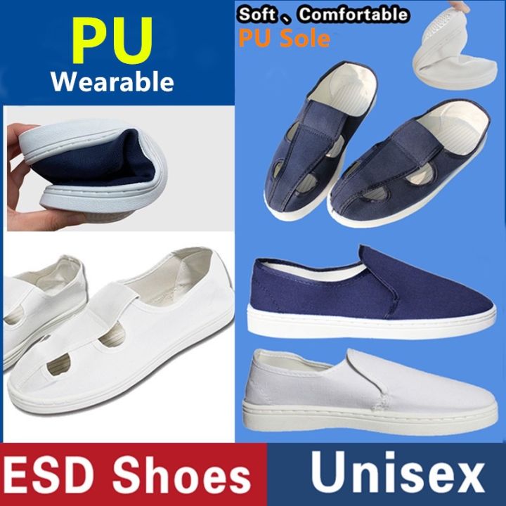 Cleanroom Shoes Esd Shoes esd Anti Static Shoes White Navy blue Putih ... Cleanroom Shoes Esd Shoes esd Anti Static Shoes White Navy blue Putih ...