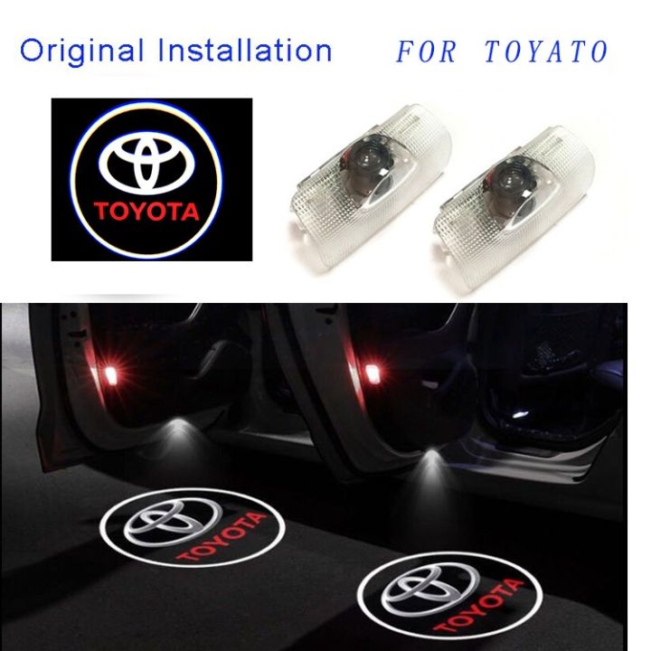 2Pcs Car Door Welcome Light LED Laser Logo Projector Courtesy Lamp for ...