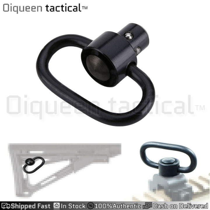 Oiqueen Heavy Duty Flush Push Button Quick Detach 1.25" Ri-fle QD Sling ...