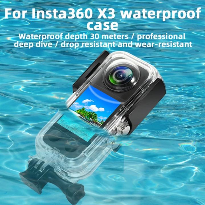 For Insta360 X3 Dive Case Waterproof Housing For Insta 360 X3 Underwater Protection Box ...