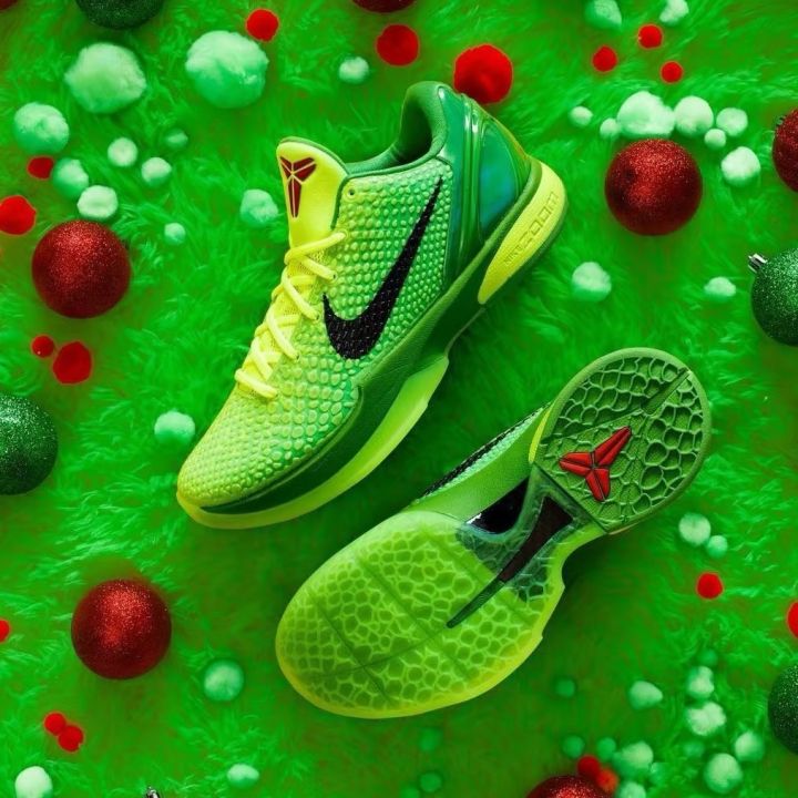 COD UA Basketball Sport Shoes Zoom Kobe 6 Protro Green Apple Lowcut ...