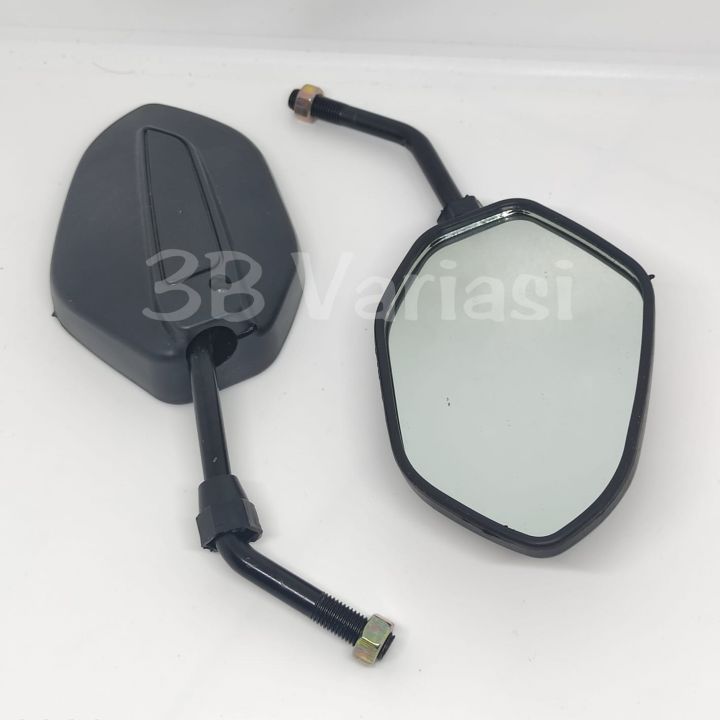 Kaca Spion Motor Honda Mega Pro Standar verza megapro gagang hitam ...