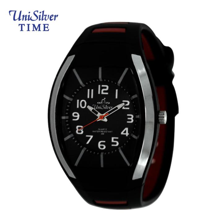 UniSilver TIME Women's Black Analog Rubber Watch KW878-2005 | Lazada PH