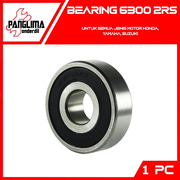 Bearing 6300 2RS Laher-Leher--Bering Bantalan Roda Depan 63002rs Untuk ...