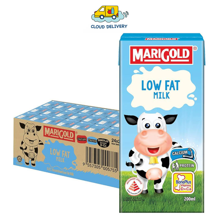 Marigold UHT Milk - Low Fat (24 x 200ml) | Lazada Singapore